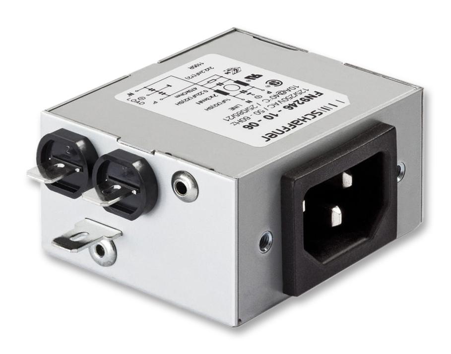 FN9246-20-06 Schaffner, IEC C20 INLET FILTER 20A REAR MOUNT