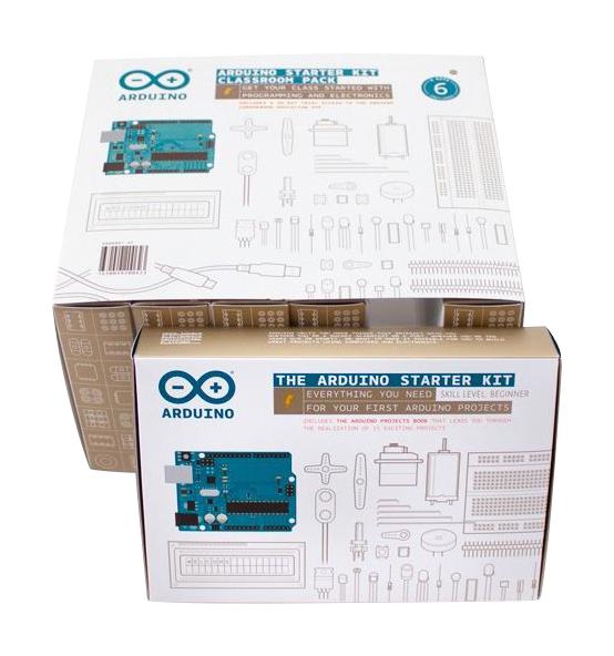K000007-6P Arduino, STARTER KIT, 8-BIT AVR ATMEGA MCU ROHS COMPLIANT: YES