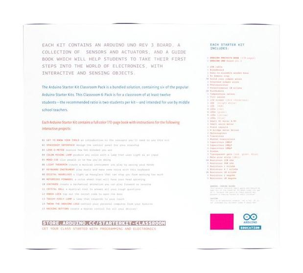 K000007 6p Arduino Starter Kit 8 Bit Avr Atmega Mcu Rohs Compliant Yes