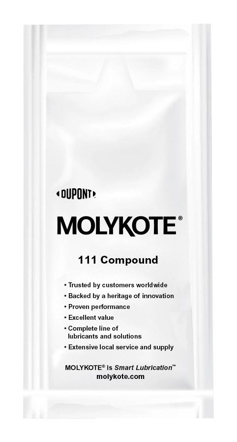MOLYKOTE 111, 6G Molykote, 111 SILICONE GREASE, PACKET, 6G ROHS ...