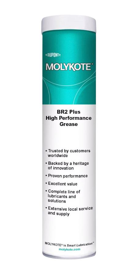 MOLYKOTE BR-2 PLUS, 400G Molykote, BR-2 PLUS GREASE, CARTRIDGE, 400G ...
