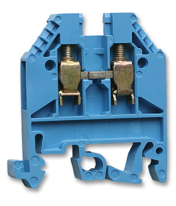 WK4/U BL Wieland Electric, TERMINAL BLOCK, DIN RAIL, 2POS