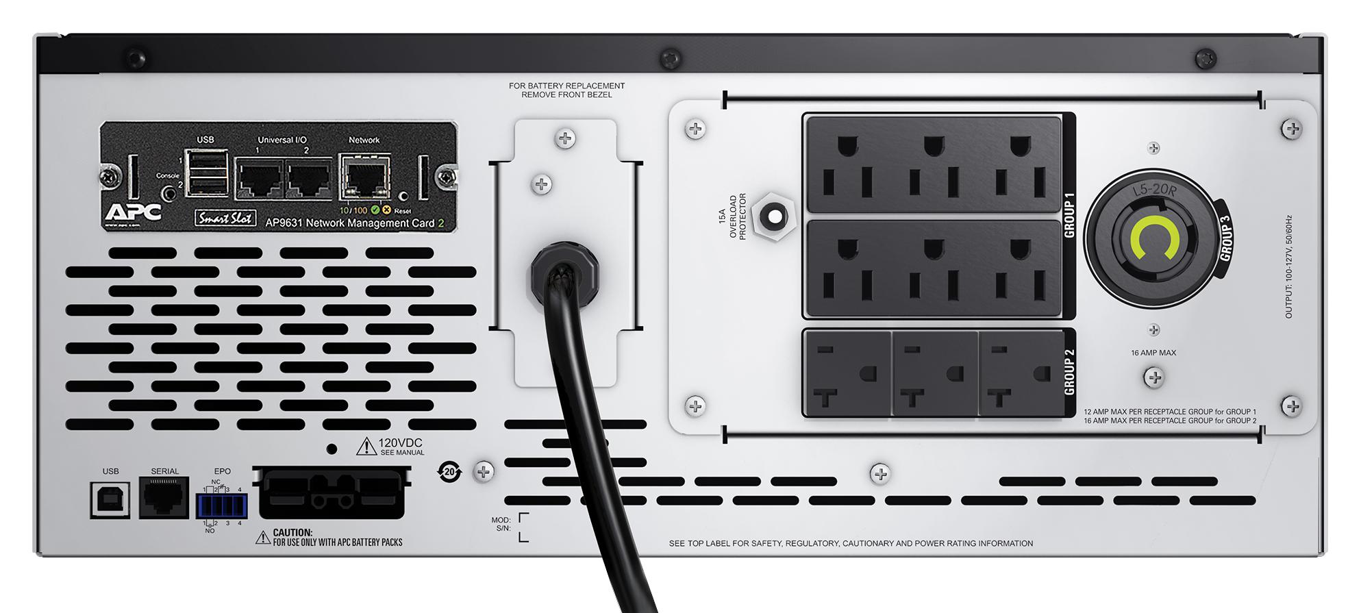 SMX2000LVNC Apc, Uninterruptible Power Supply (UPS), ITE, 10 Outlets