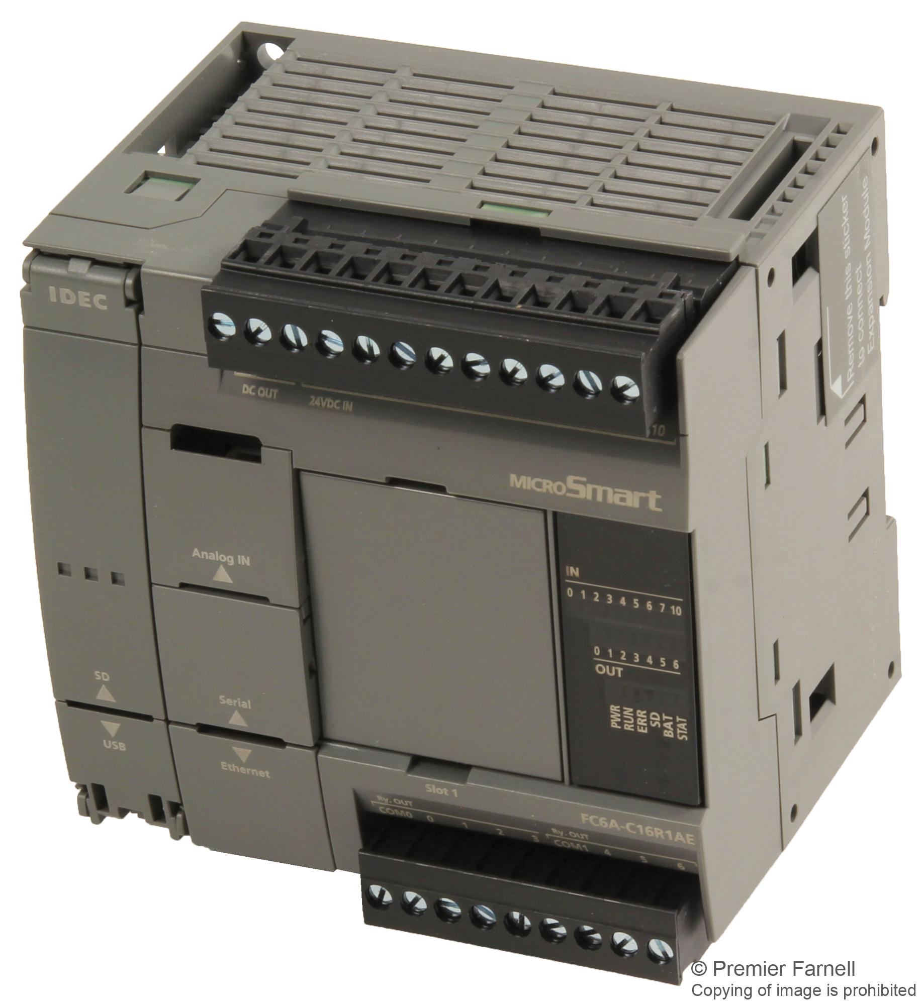 KIT-FC6A-16-RA-HG1G Idec, Starter Kit, FC6A MicroSmart PLCs and HG1G ...