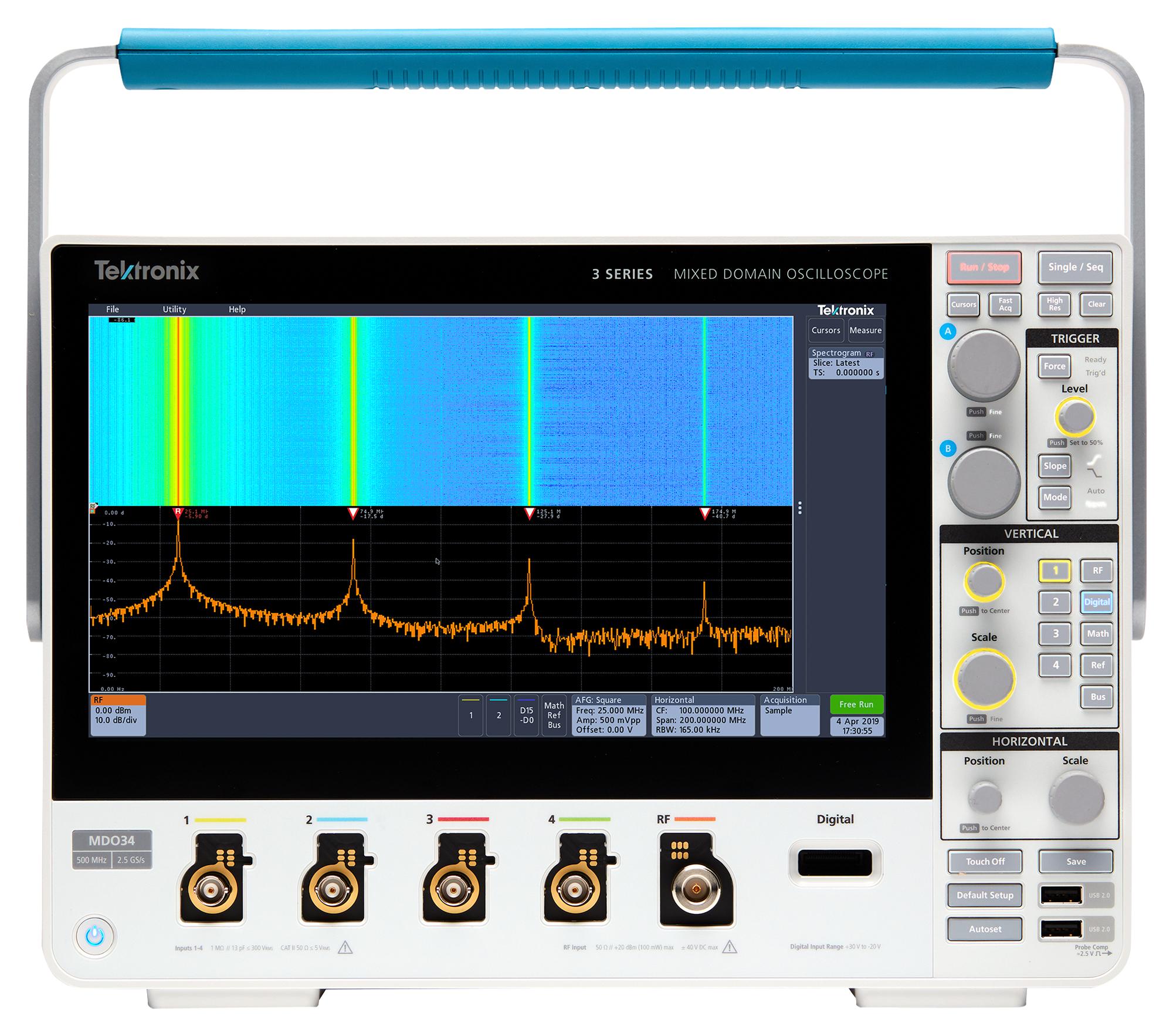 MDO34 3-BW-200 Tektronix, MSO / MDO Oscilloscope, 3 Series, 4+16 Channel