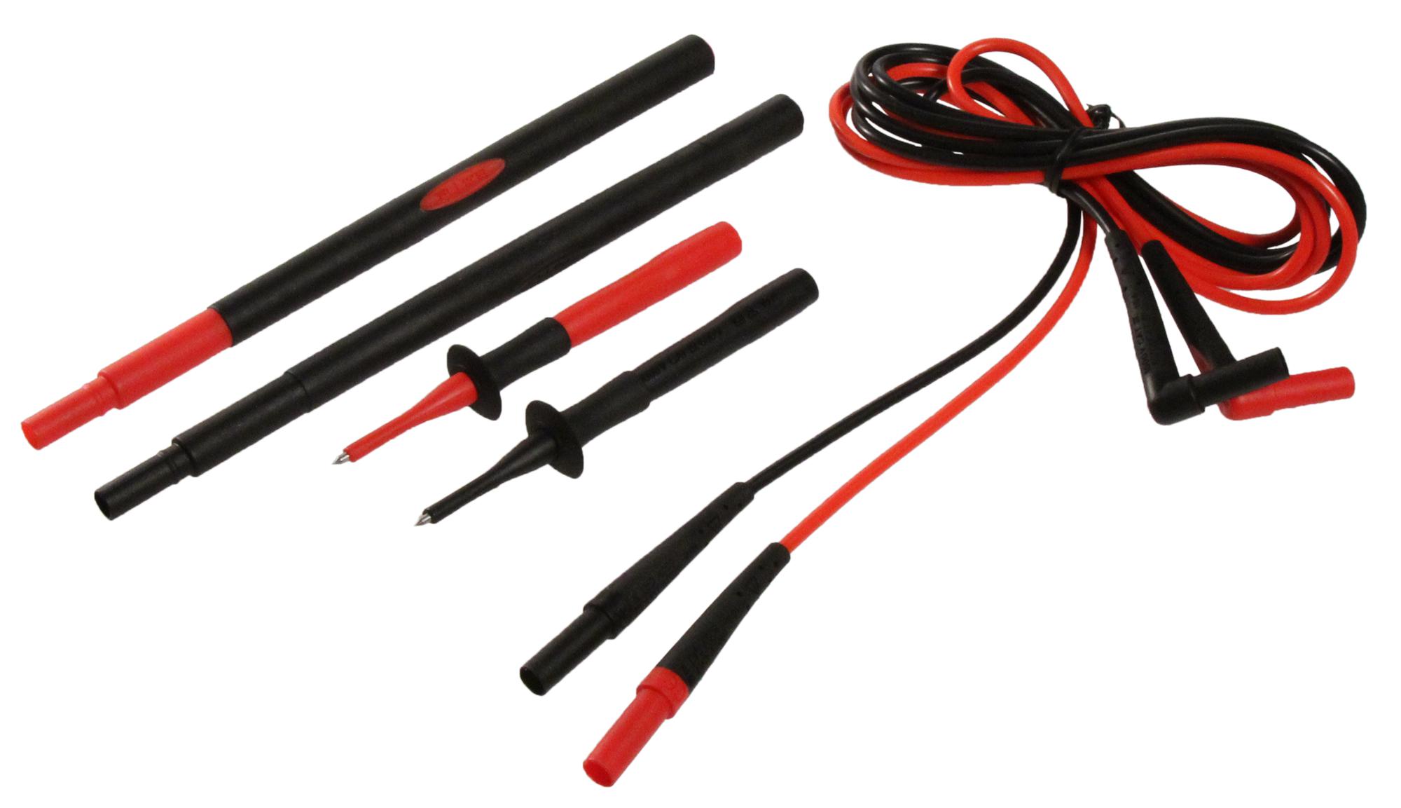 TL238 Fluke, SureGrip High-Energy Test Lead Set, Silicone Right Angle ...