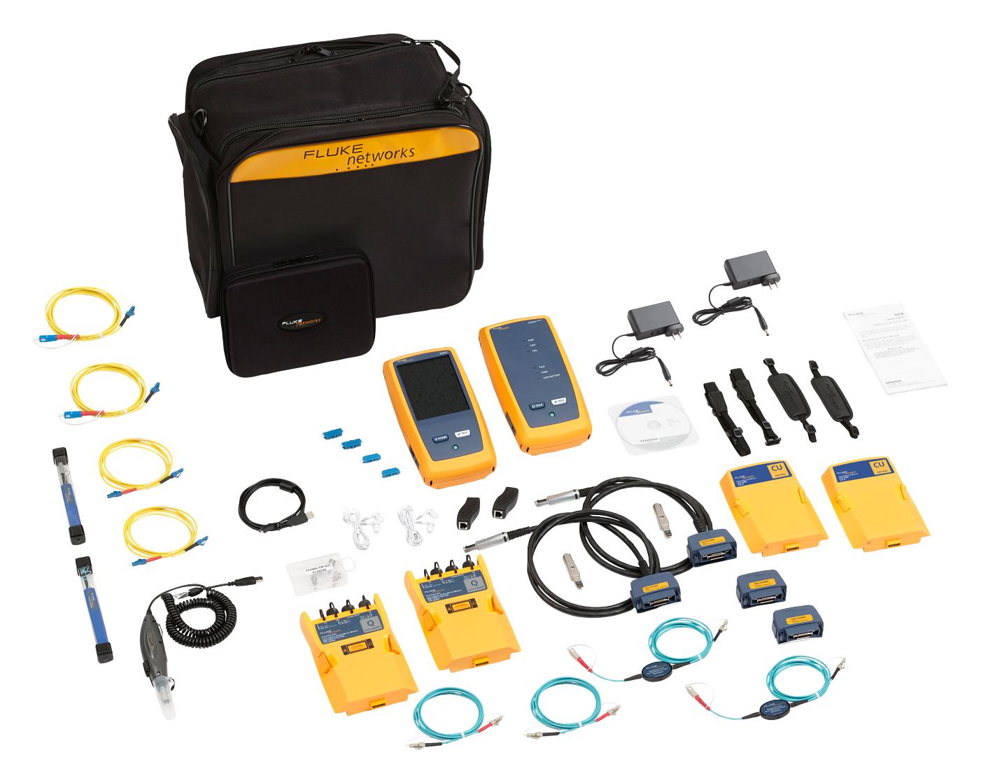 DSX-8000QI Fluke Networks, Network Analyzer, Kit, Fiber Optic