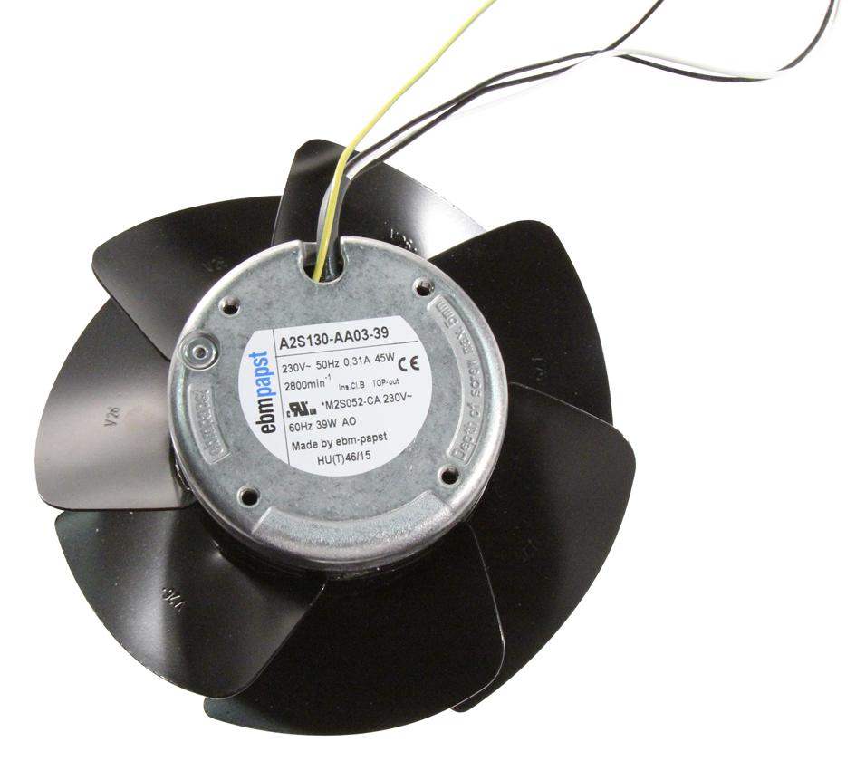 A2S130-AA03-39 Ebm-papst, AC Axial Fan, 230V, Circular