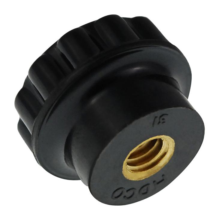 2965QB Davies Molding, Knob, Round Shaft, 6 mm