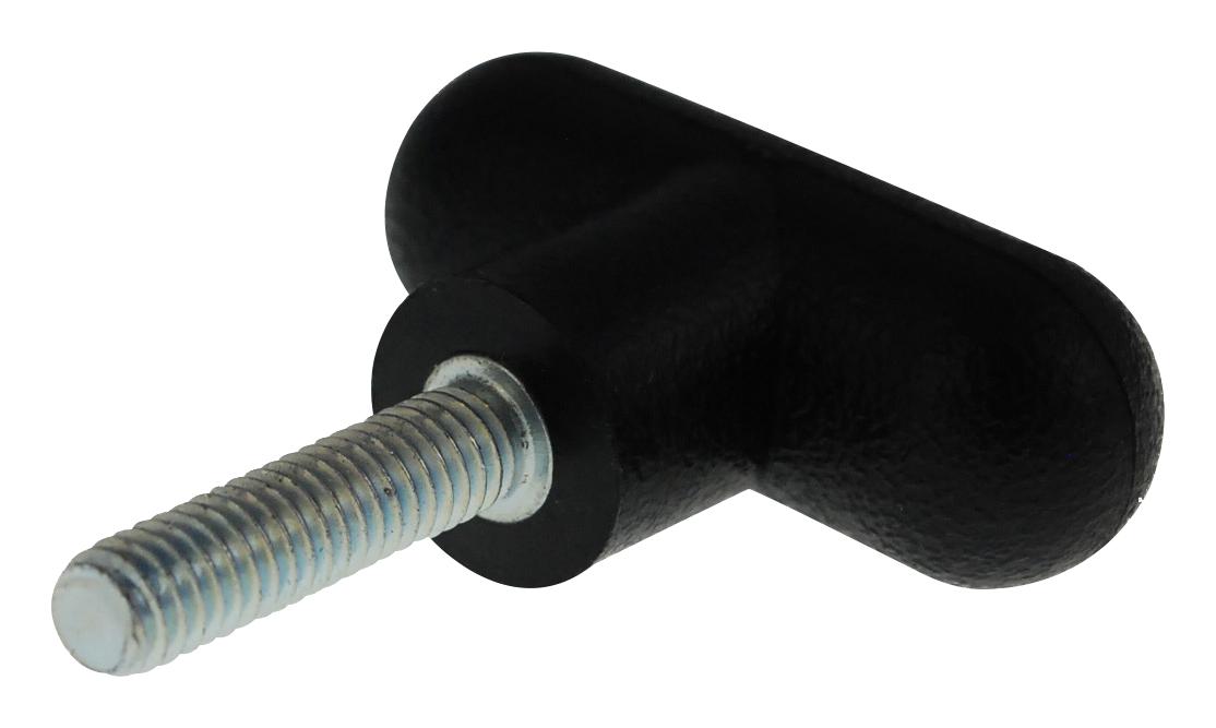 3081CL Davies Molding, Knob, Projecting Stud, Threaded Shaft