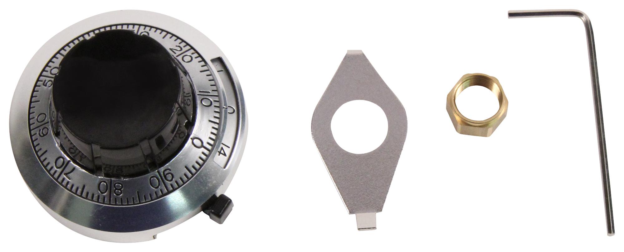 RB Tt Electronics / Bi Technologies, Turns Counting Dial, Analog, 15 Turns