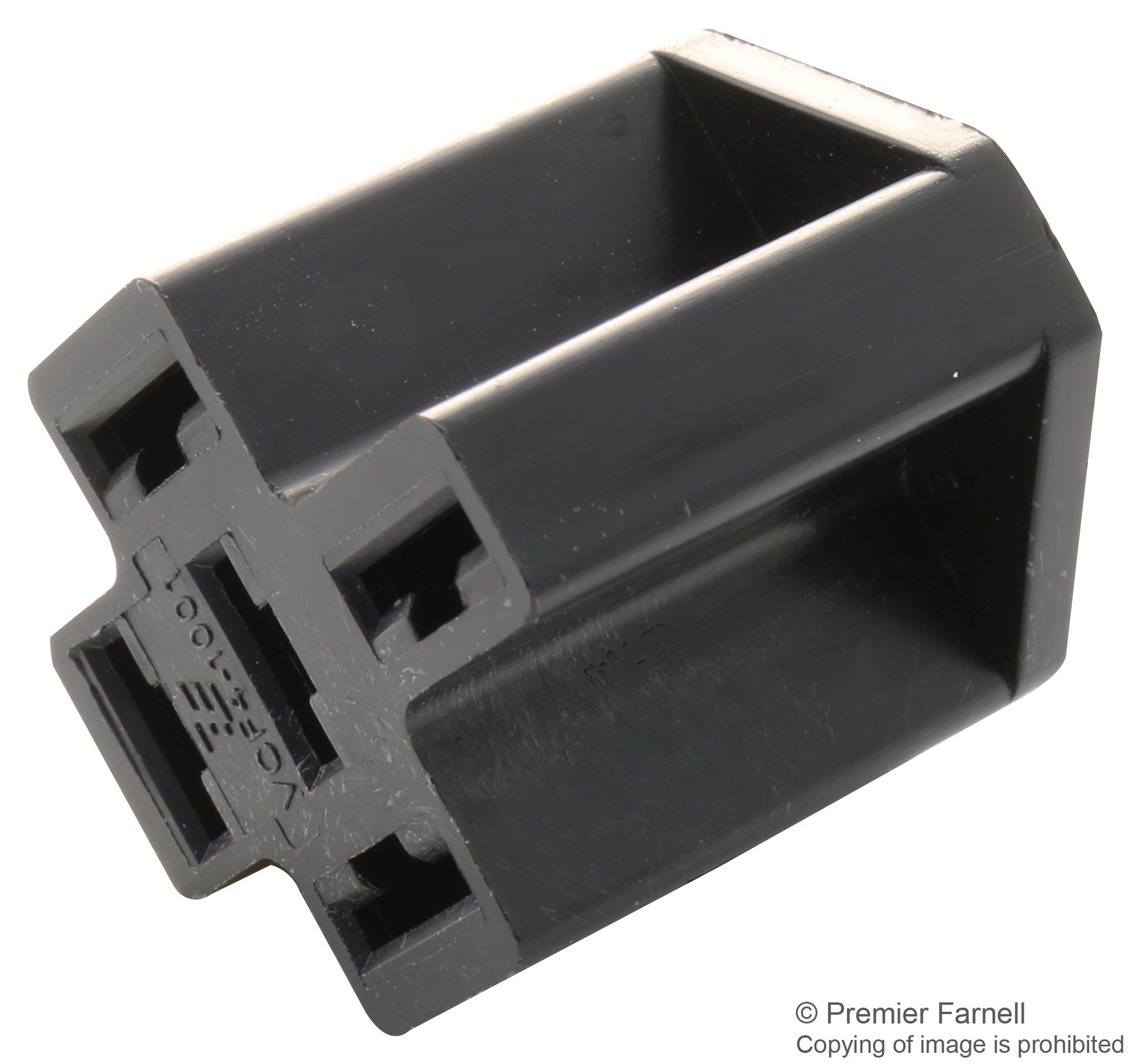 VCF4-1001 Te Connectivity, Relay Socket, Quick Connect, 5 Pins