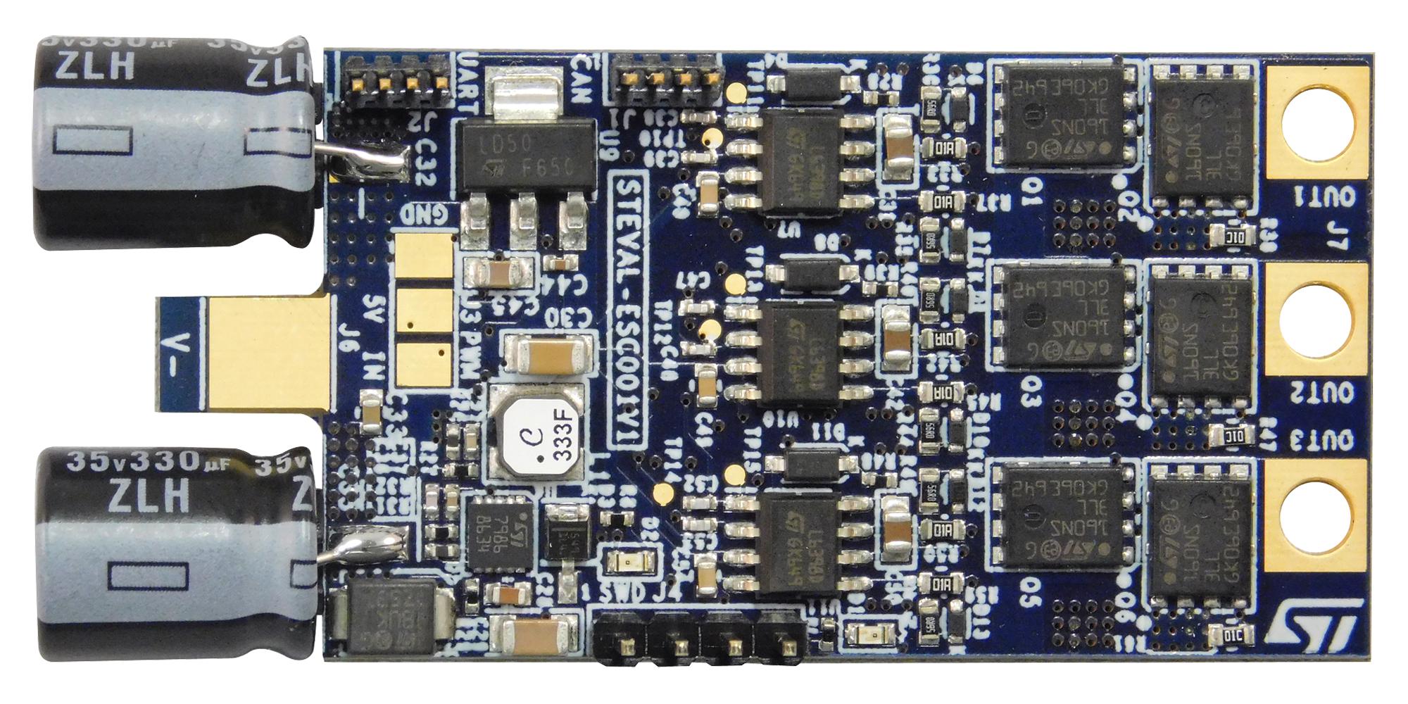 STEVAL-ESC001V1 Stmicroelectronics, Evaluation Board, BLDC/PMSM Motor Speed Controller