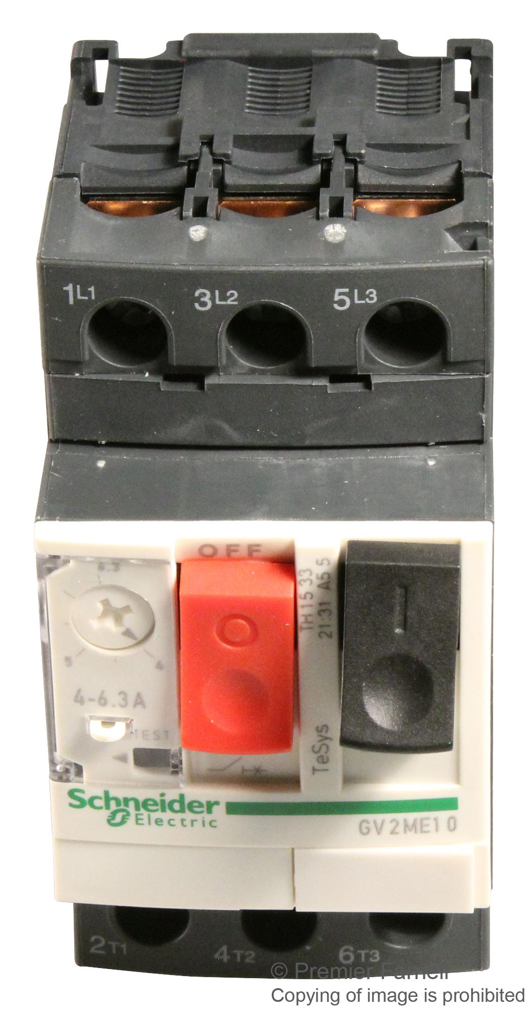 Circuit Breaker, Motor Protection, Thermal Magnetic, Three Phase, 5 hp ...