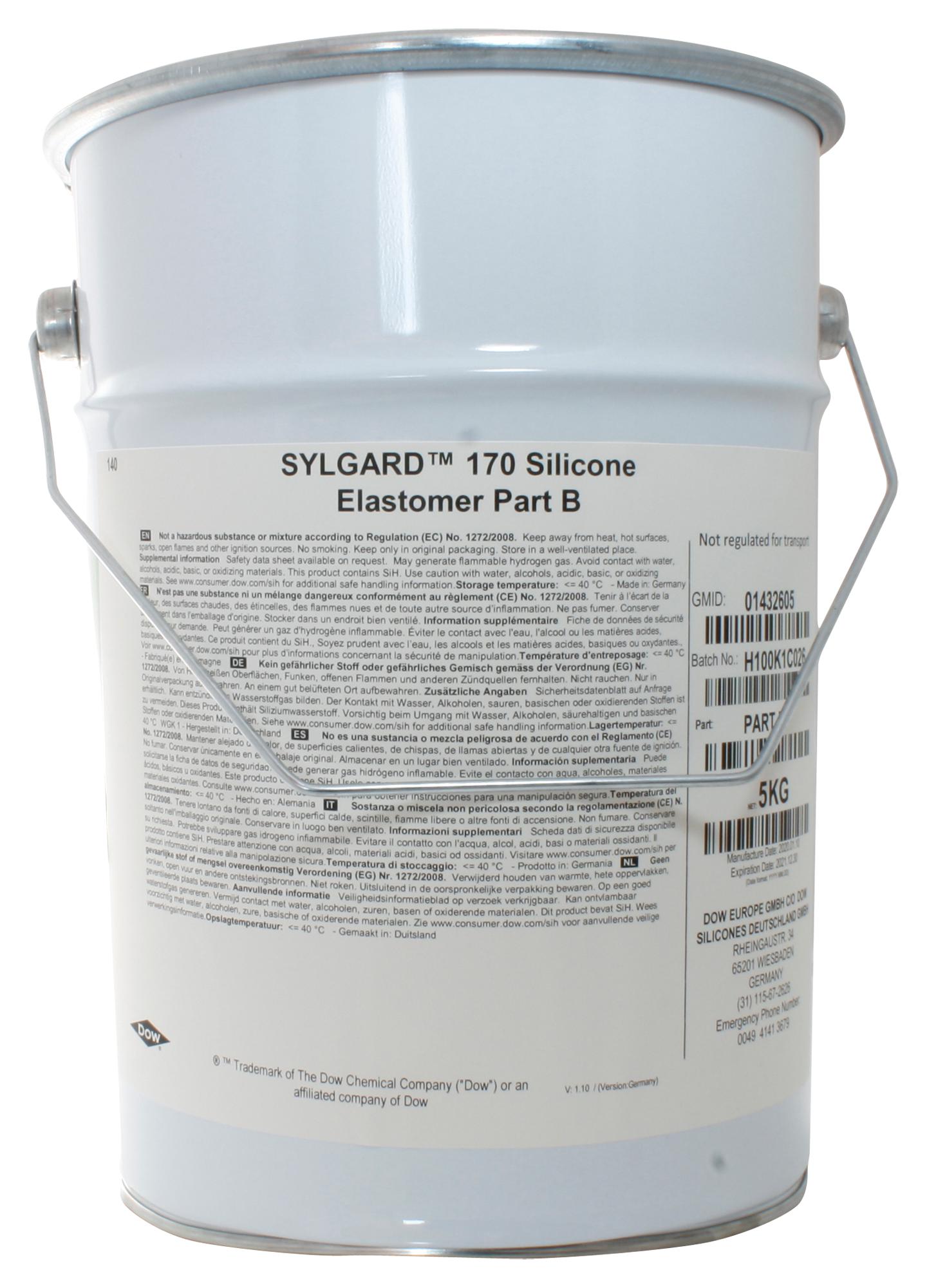 SYLGARD 170, 10KG Dow, Potting Compound, Silicone, Black