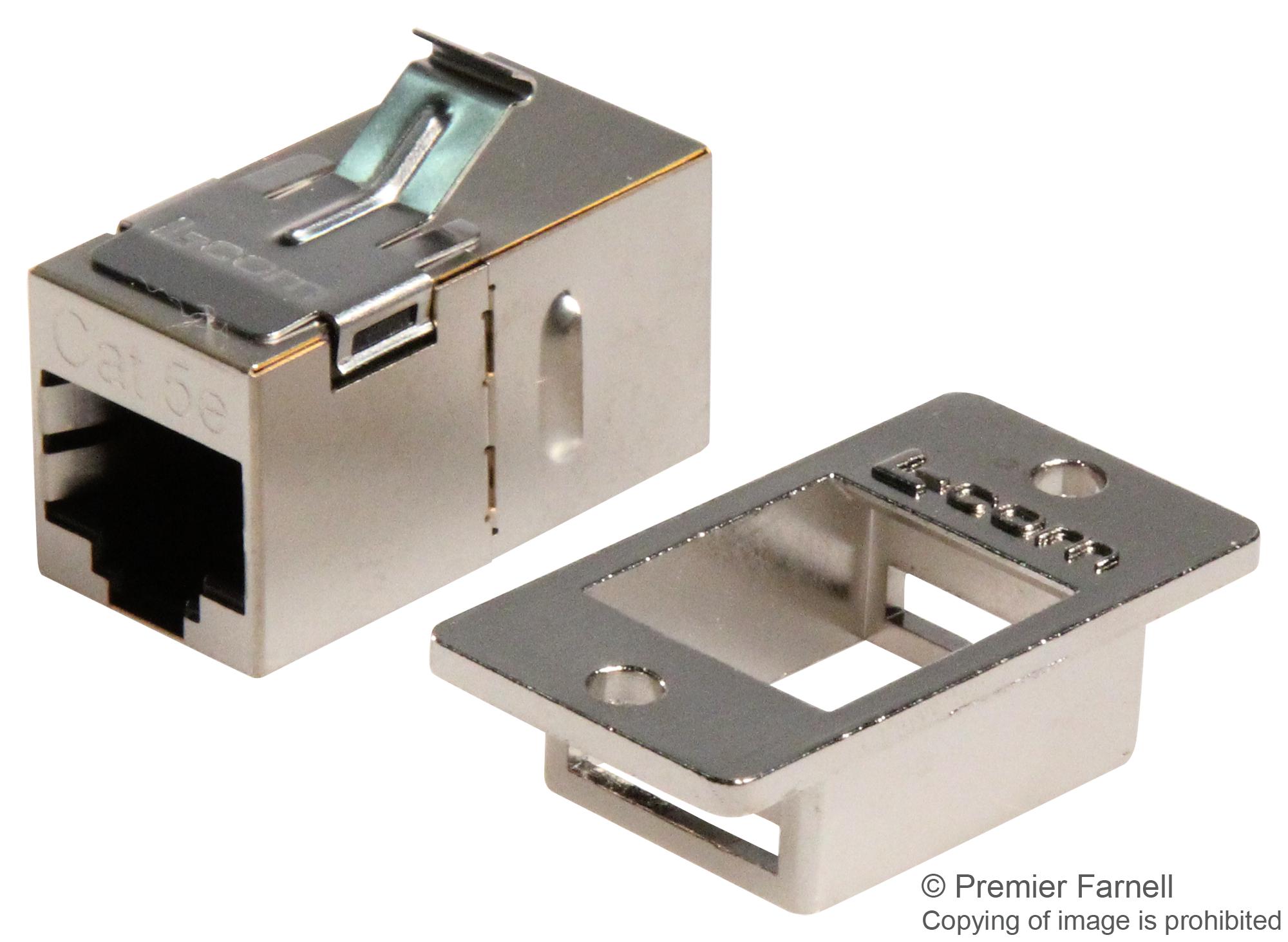 ECF504-SC5E L-com, In-Line Adapter, RJ45, RJ45