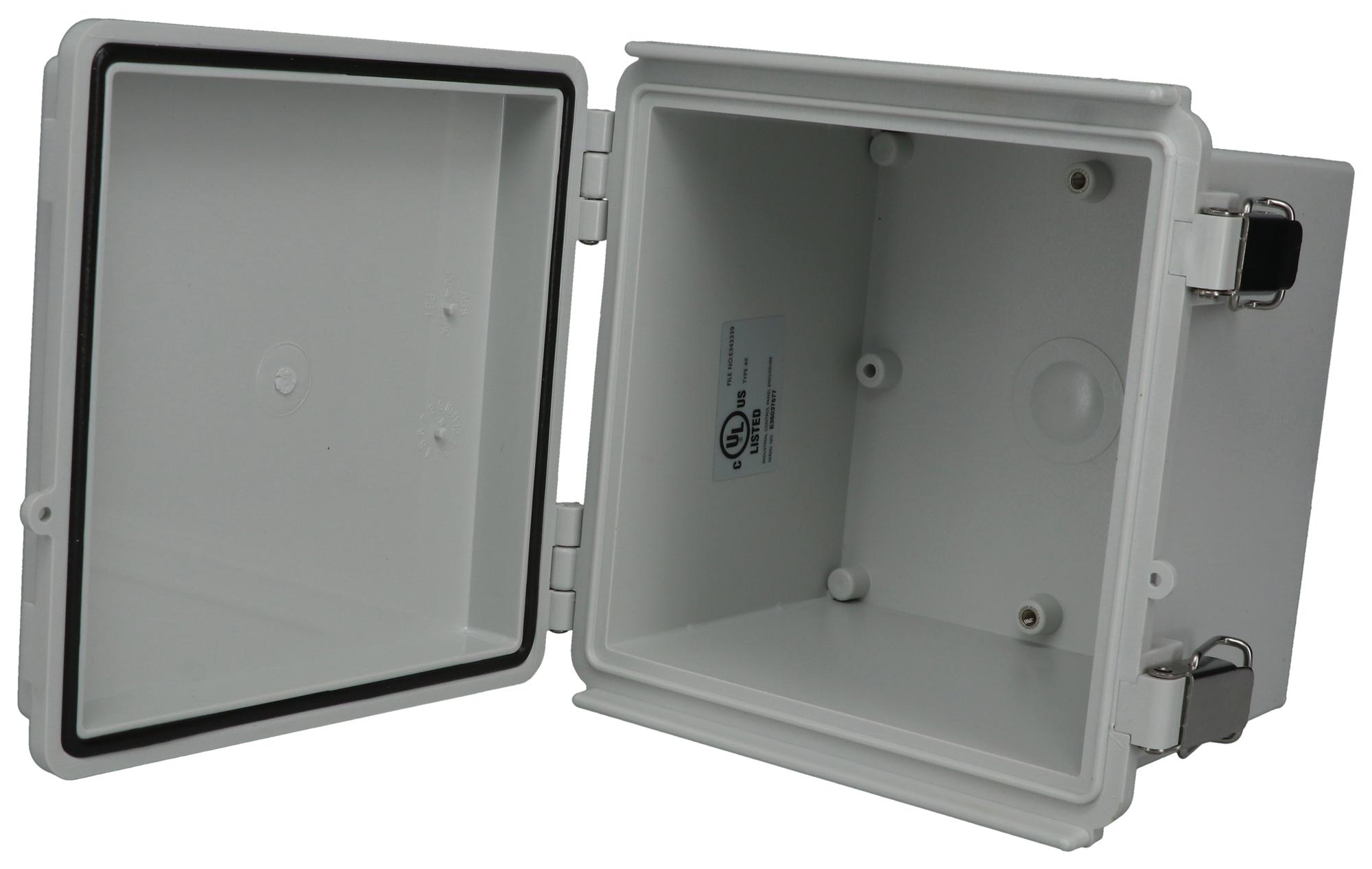 PTQ-11047 Bud Industries, Plastic Enclosure, Multipurpose, Polycarbonate