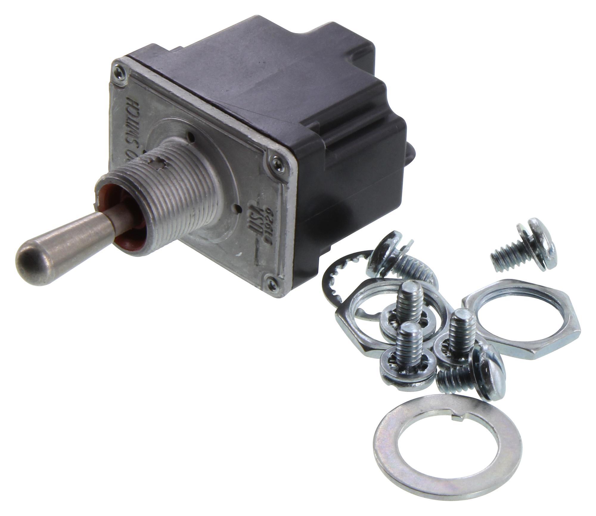 2TL1-1 Honeywell, Toggle Switch, On-Off-On, DPDT