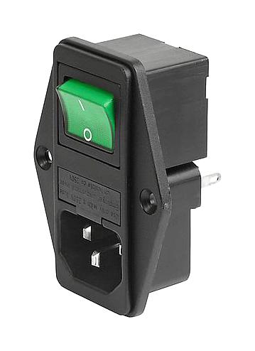 4304.6091 Schurter, Un-Filtered IEC Power Entry Module, IEC 60320 C14 ...