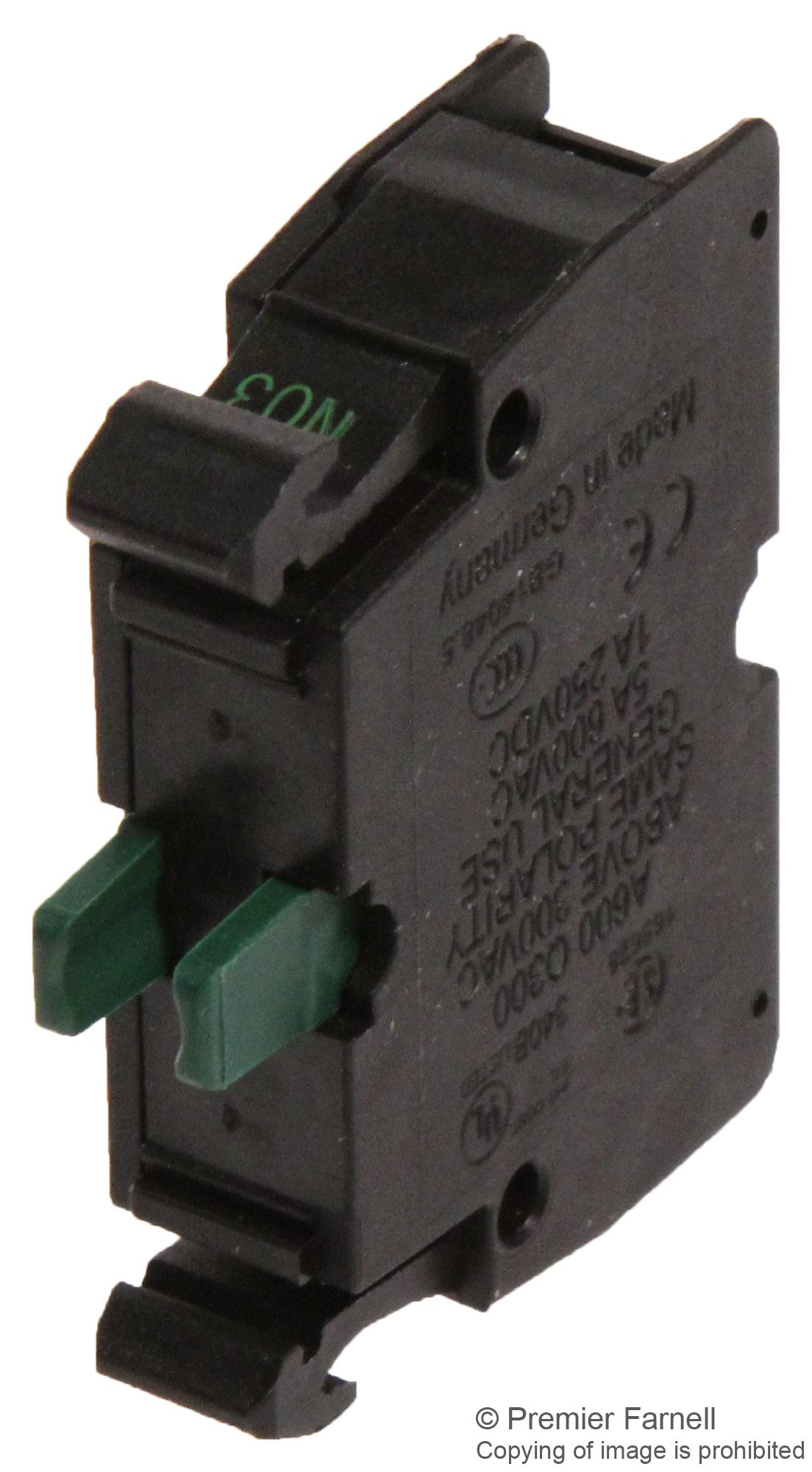 M22-CK10 Eaton Moeller, Contact Block, 6 A, 500 V