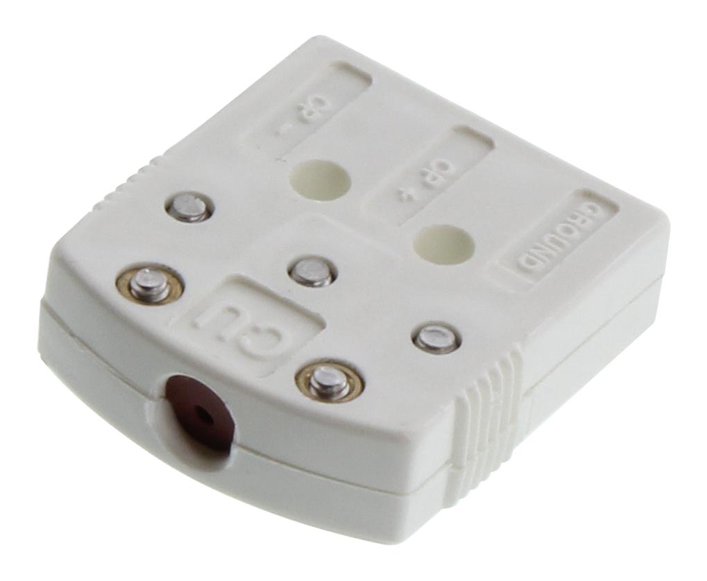 MTP-U-F Omega, Thermocouple Connector, MTP Series, 3 Prong