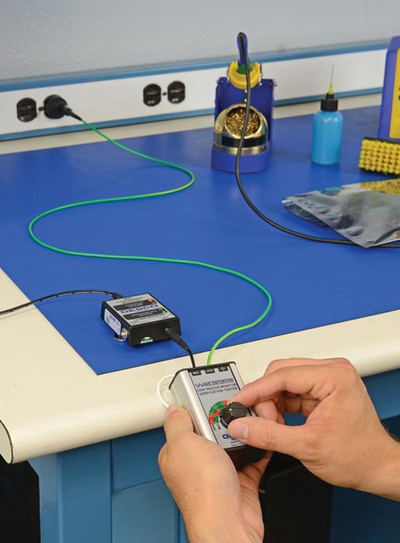 98221 Desco, ESD Tester, LED, 32 mm