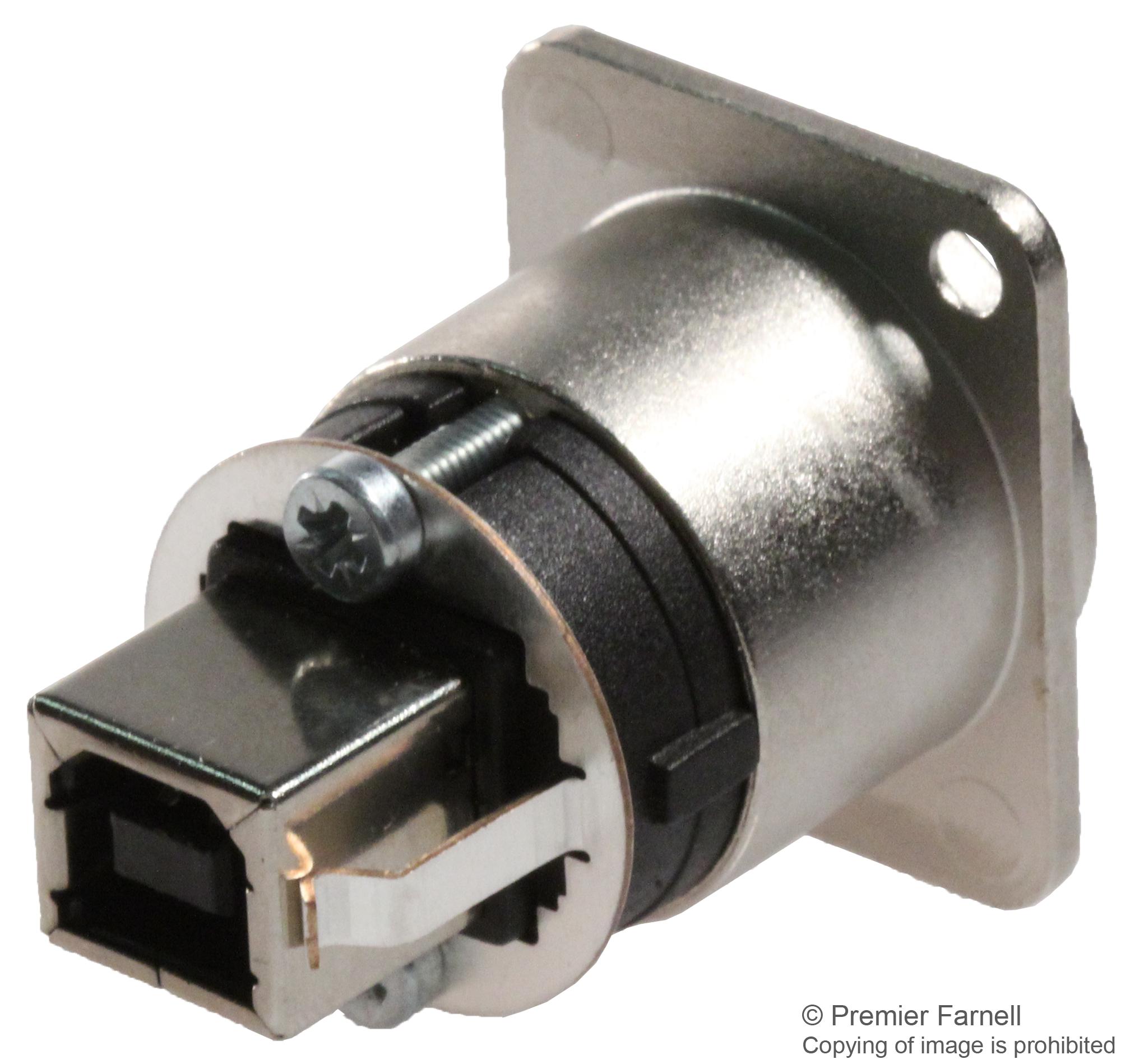 NAUSB-W Neutrik, USB Adapter, Multimedia, USB Type A Receptacle