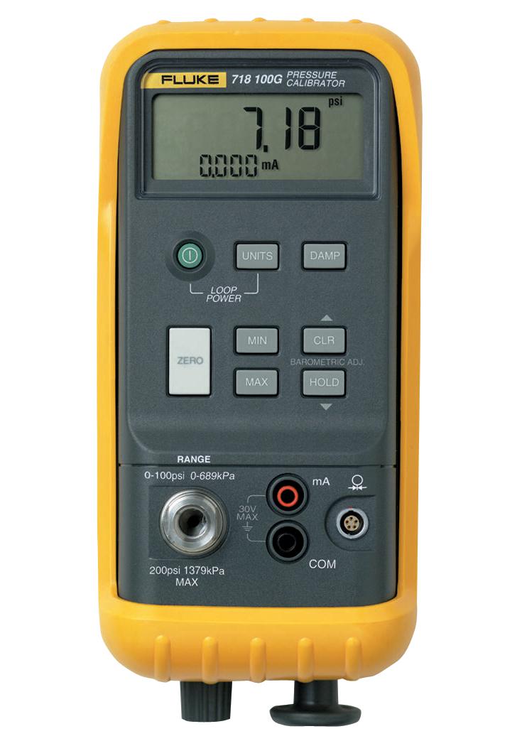 FLUKE-718-300G CAL Fluke, Calibrator, Calibrated, Pressure