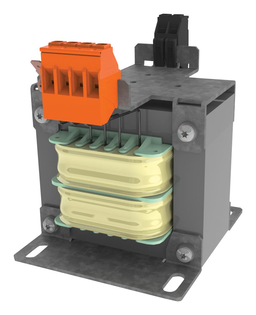 CT-007-060-24-0 Block, Chassis Mount Transformer, Safety Isolating, 600V