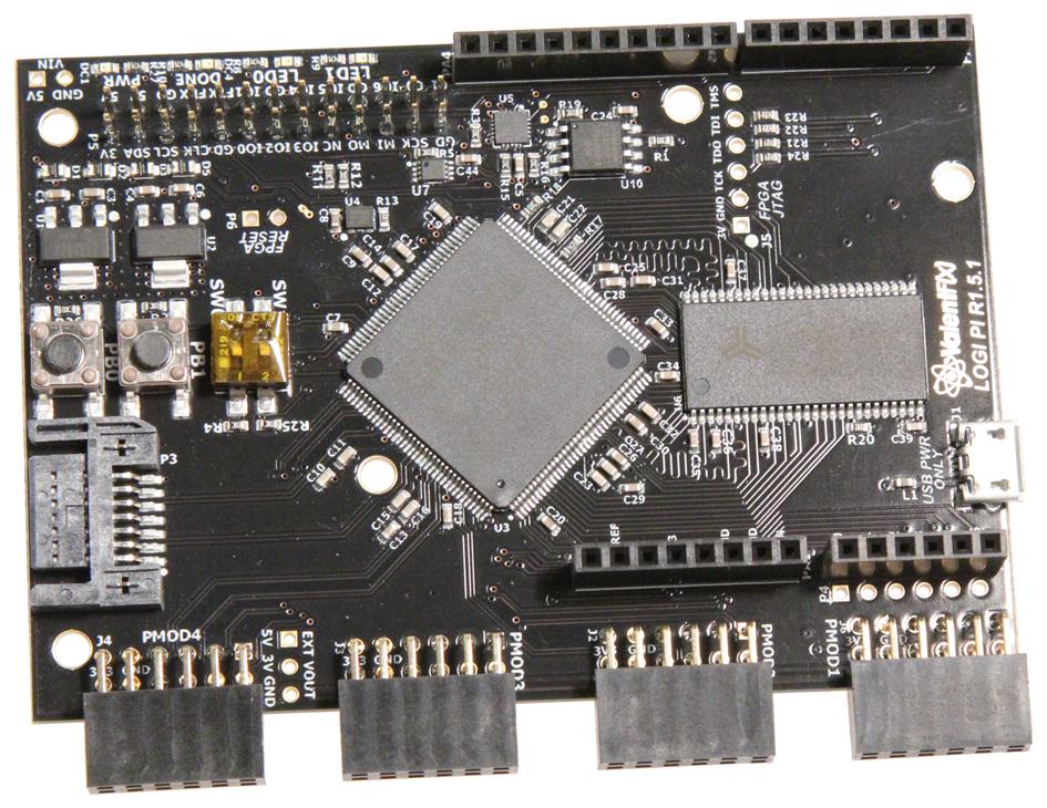 Logi Pi 2 Logi Development Board Spartan6 Xc6slx9 Fpga Interface With Raspberry Pi