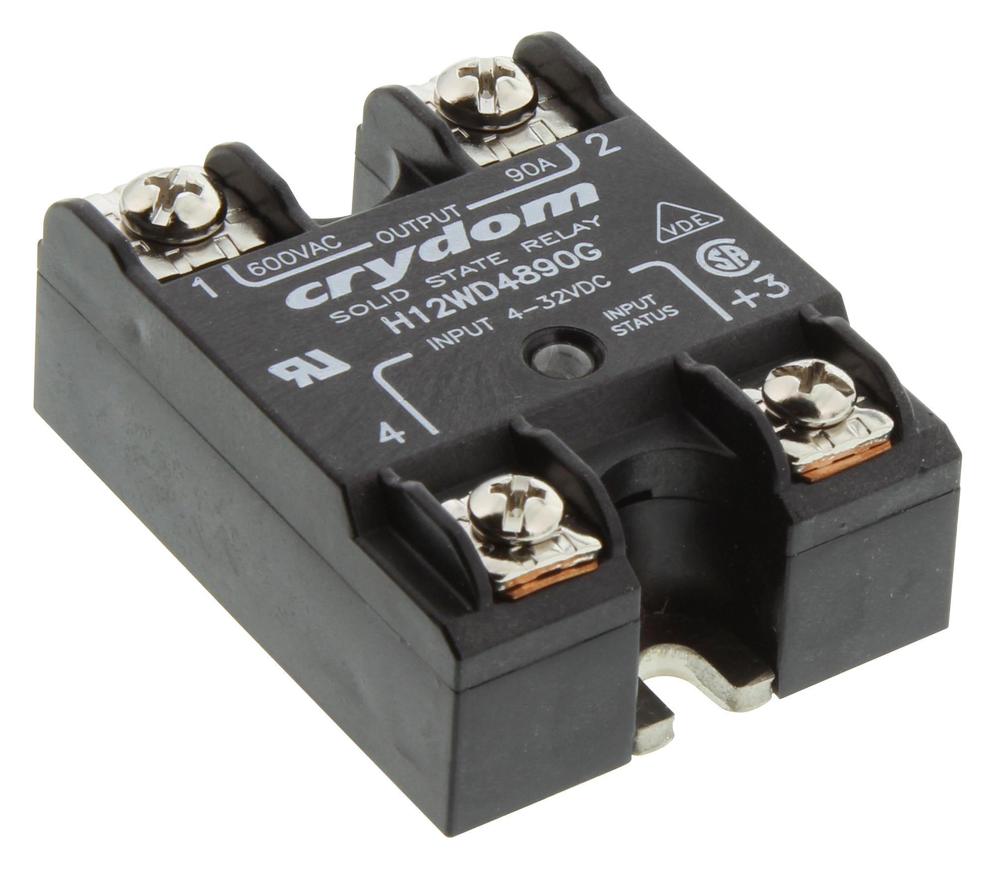 H12WD4890G Sensata/crydom, Solid State Relay, 90 A, 660 VAC