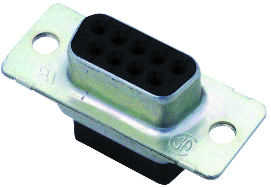 205203-8 Amp - Te Connectivity, D Sub Connector Housing, 9 Positions, D Sub