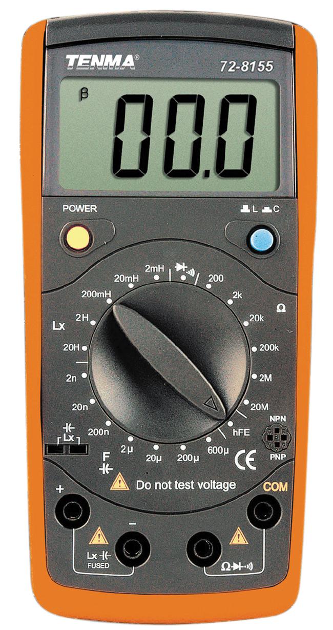 72-8155 Tenma, LCR Meter, Hand Held, 1 kHz