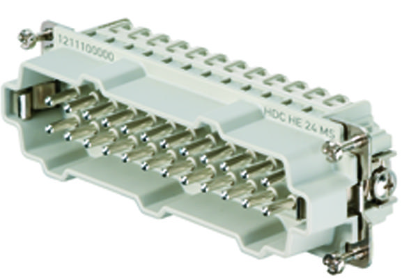 1211100000 Weidmuller, Heavy Duty Connector, 20-14AWG, HE Series