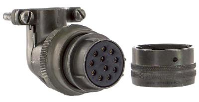 KPT08F18-11S Itt Cannon, Circular Connector, KPT Series, Right Angle Plug