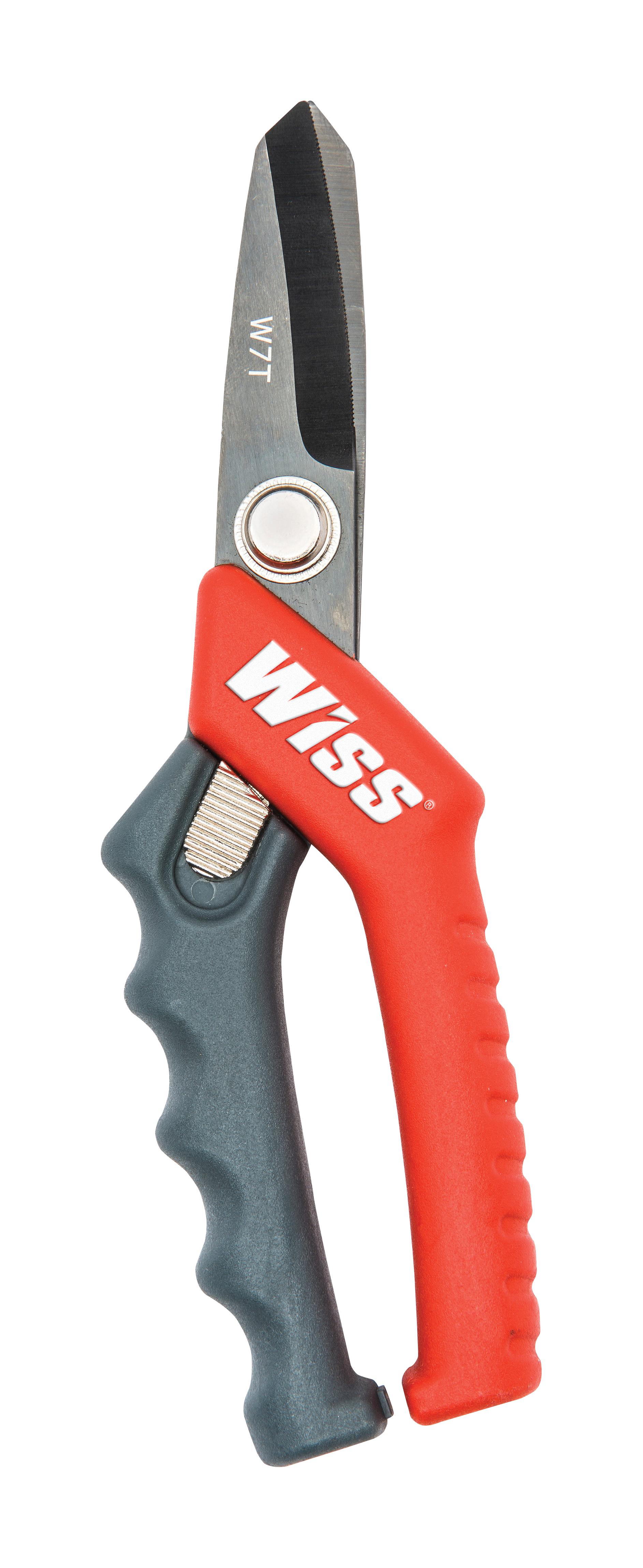 W7T Wiss, Utility Shear, Spring Loaded Blades, Titanium Coated