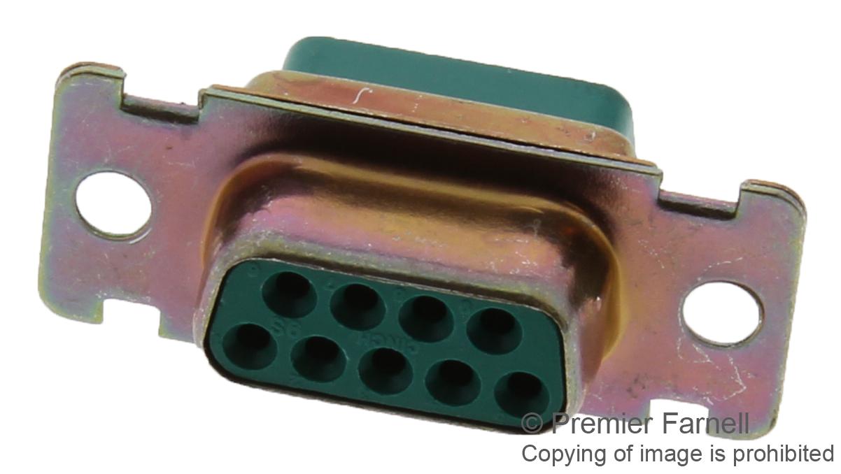 M24308/2-1F Cinch Connectivity Solutions, D Sub Connector, DB9, 9 Contacts
