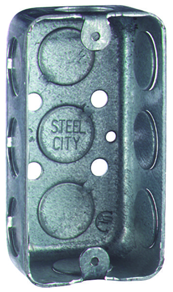 58351 1/2 Abb - Thomas & Betts, Back Box, Steel City® Series, Single Gang