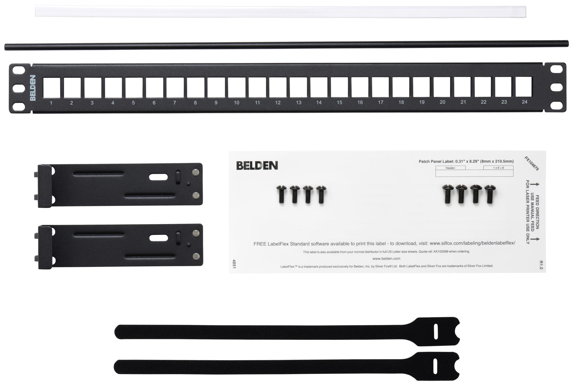 AX103114 Belden, Patch Panel, Modular Patch Panel, 24 Ports