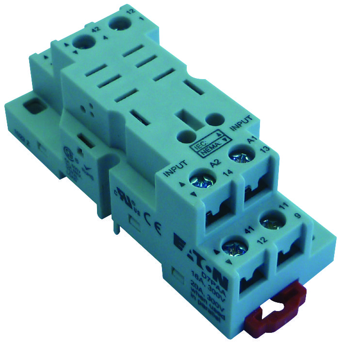 D7PAA Eaton Cutler Hammer, Relay Socket, DIN Rail, Screw