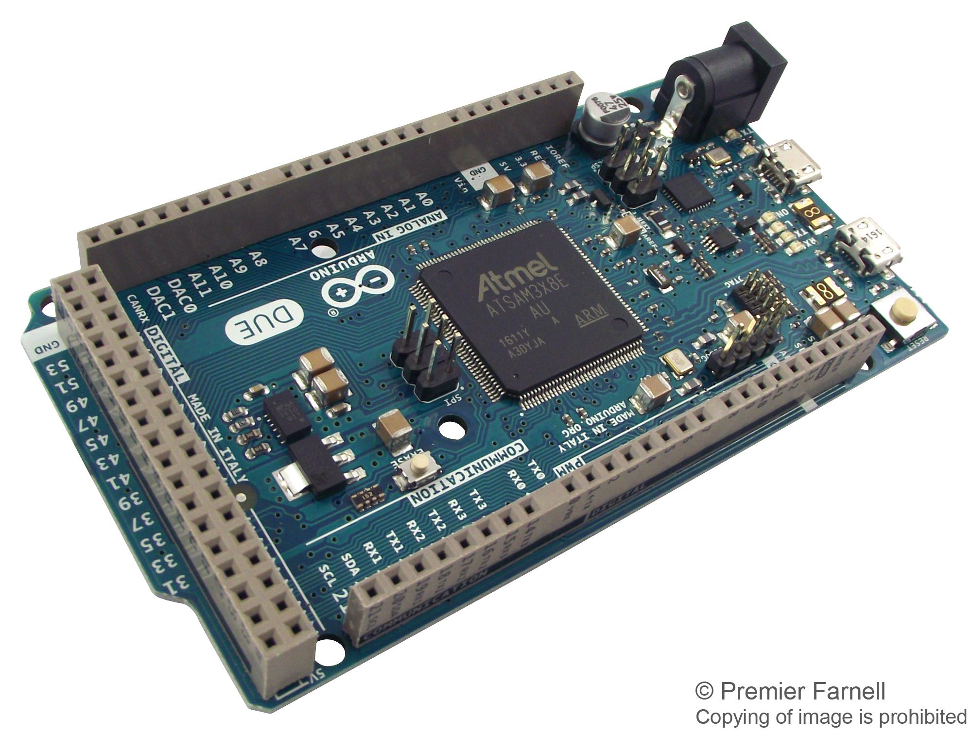 A000062 Arduino, Single Board Computer, Arduino Due, AT91SAM3X8E