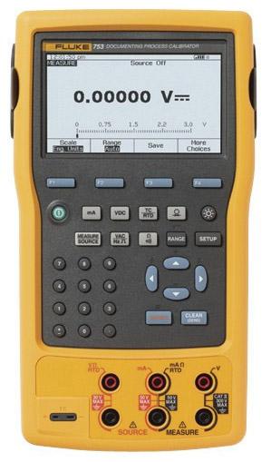 FLUKE-753 CAL D Fluke, Calibrator, Calibrated w/Data, Current