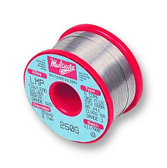 362 SN62 5C 0.7MM R 250G Multicore / Loctite, Solder Wire, LMP, 0.028 ...