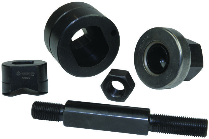 60098 Greenlee Tools, Hole Punch, D-Type with Die & Counter Nut, 34.9mm