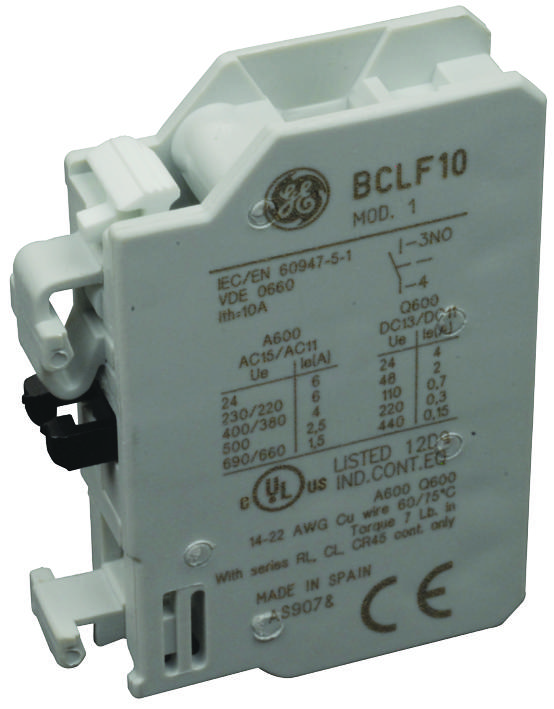 BCLF10 Ge, Contact Block, 600 V, 1 Pole
