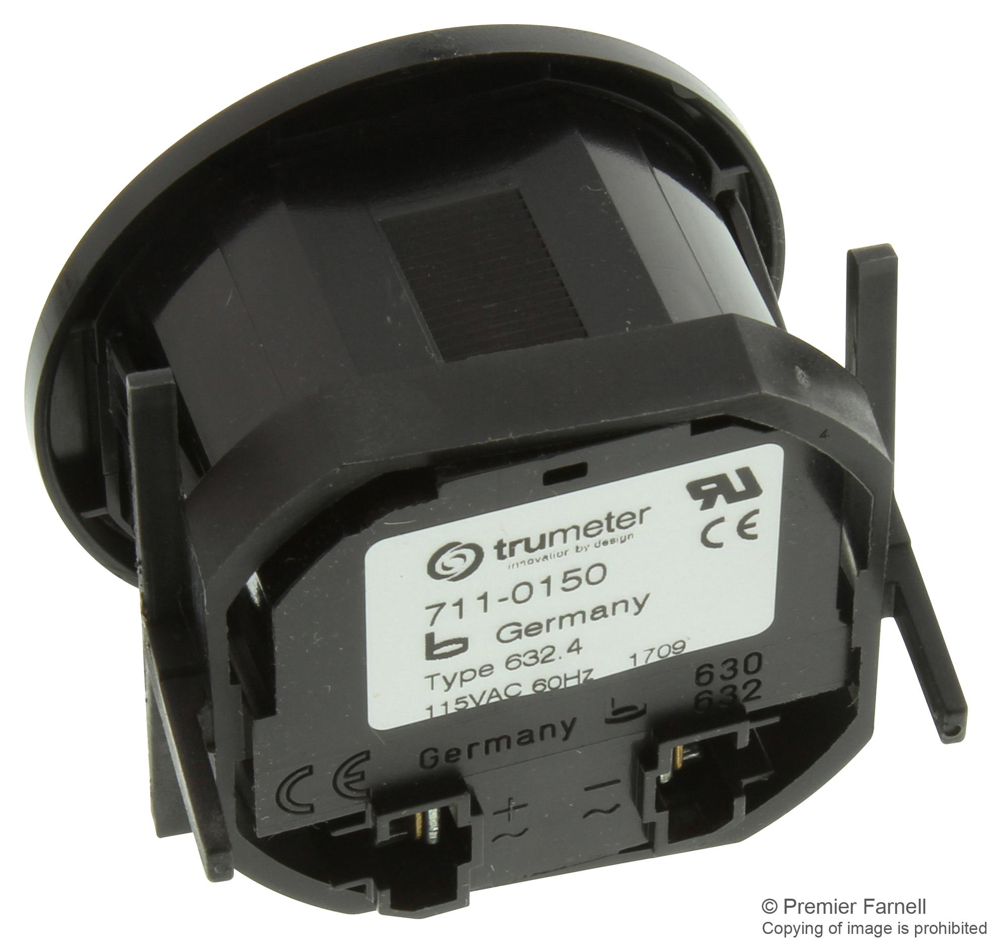 711-0150 Trumeter, Panel Mount Timer, Model 711, 103.5 VAC