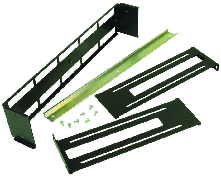 RMAD19003BK Hammond, Adjustable Depth DIN Rail Panel, 19" Racks, RMAD ...