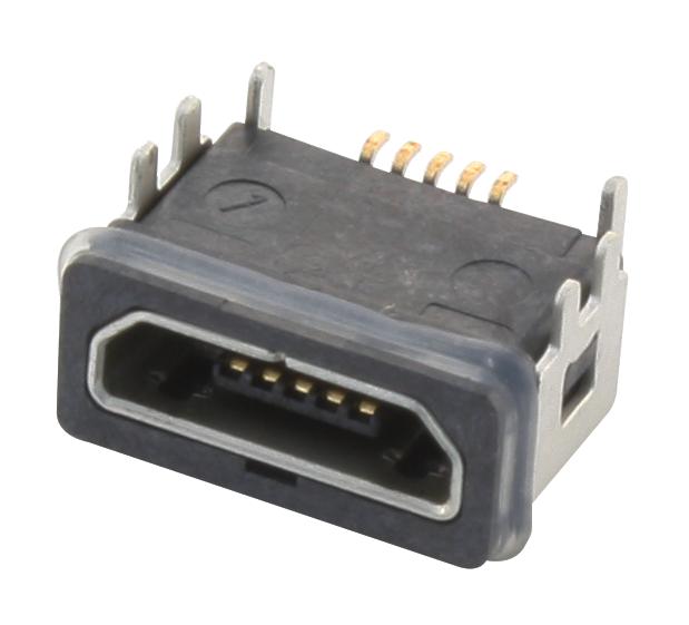 105443-1101 Molex, USB Connector, Micro USB Type B, USB 2.0