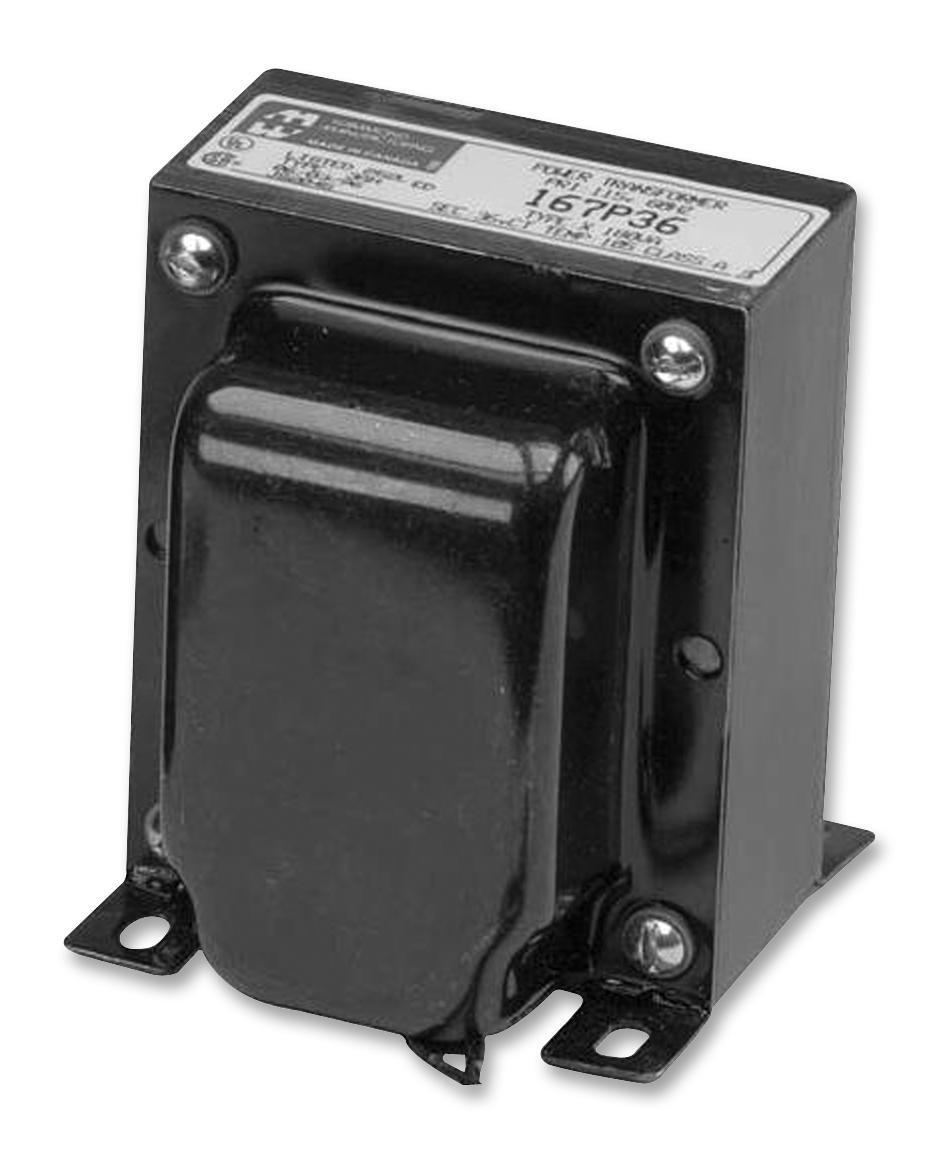 167L70 Hammond, Chassis Mount Transformer, Low Voltage, Enclosed Dual ...