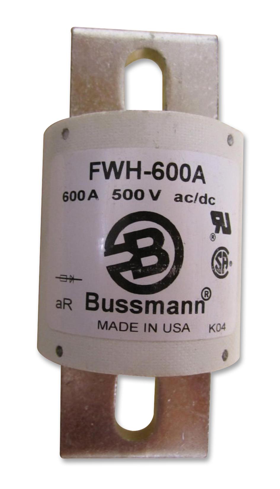 FWH-600A Eaton Bussmann, Fuse, Semiconductor, FWH Series